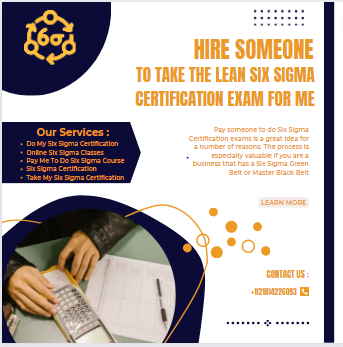 Do My Lean Six Sigma Certification | Hire Someone To Do Six Sigma ...